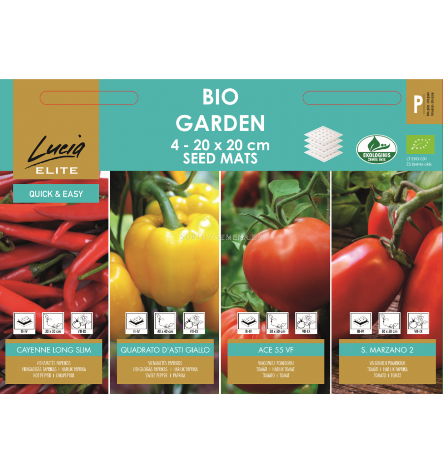 БИО МИКС СЕМЕНА ЗЕЛЕНЧУЦИ BIO GARDEN - organic seeds СК | Семена за ...